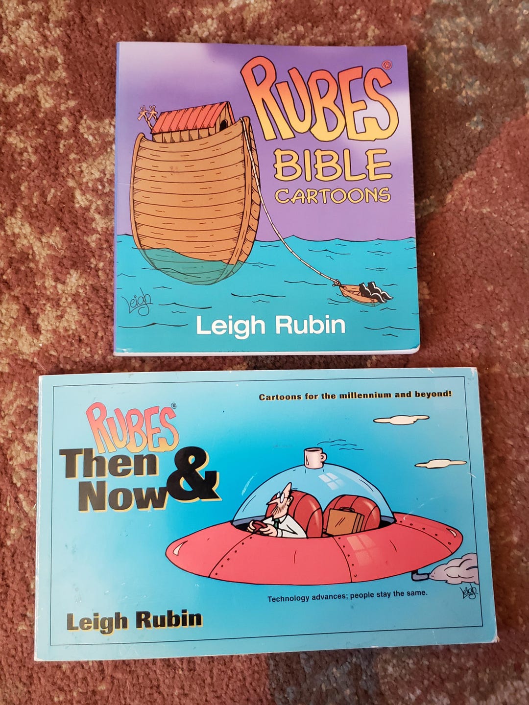 Rubes Comics, Lot of 2, Then & Now, 1999 and Rubes Bible Cartoons ...