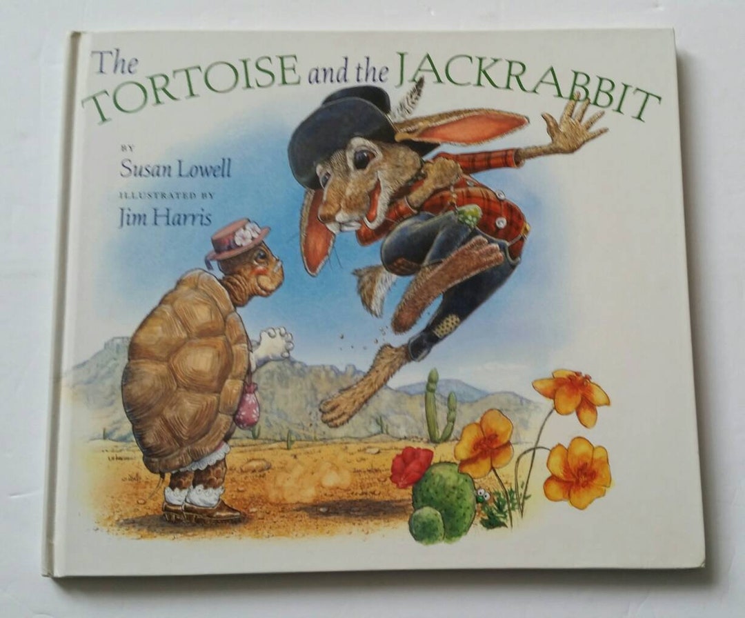 The Tortoise and the Jackrabbit, Susan Lowell 1994 Edition, HC - Etsy
