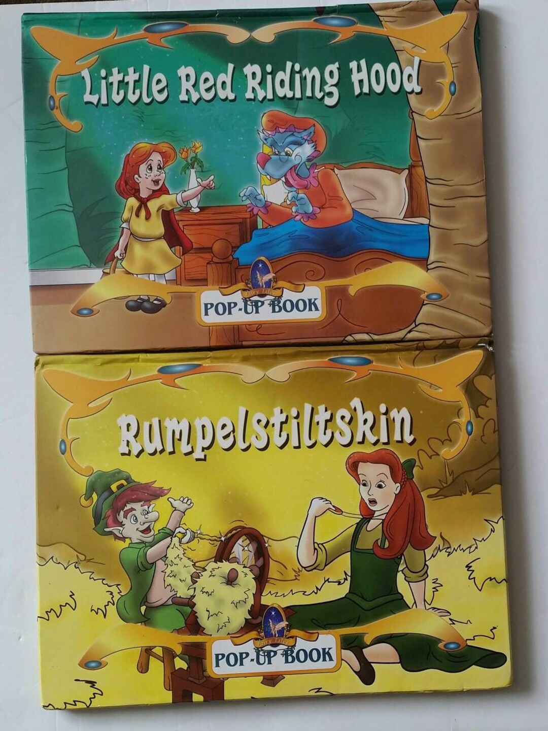 Lot of 2 Pop Up, Rumpelstiltskin and Little Red Riding Hood - Etsy