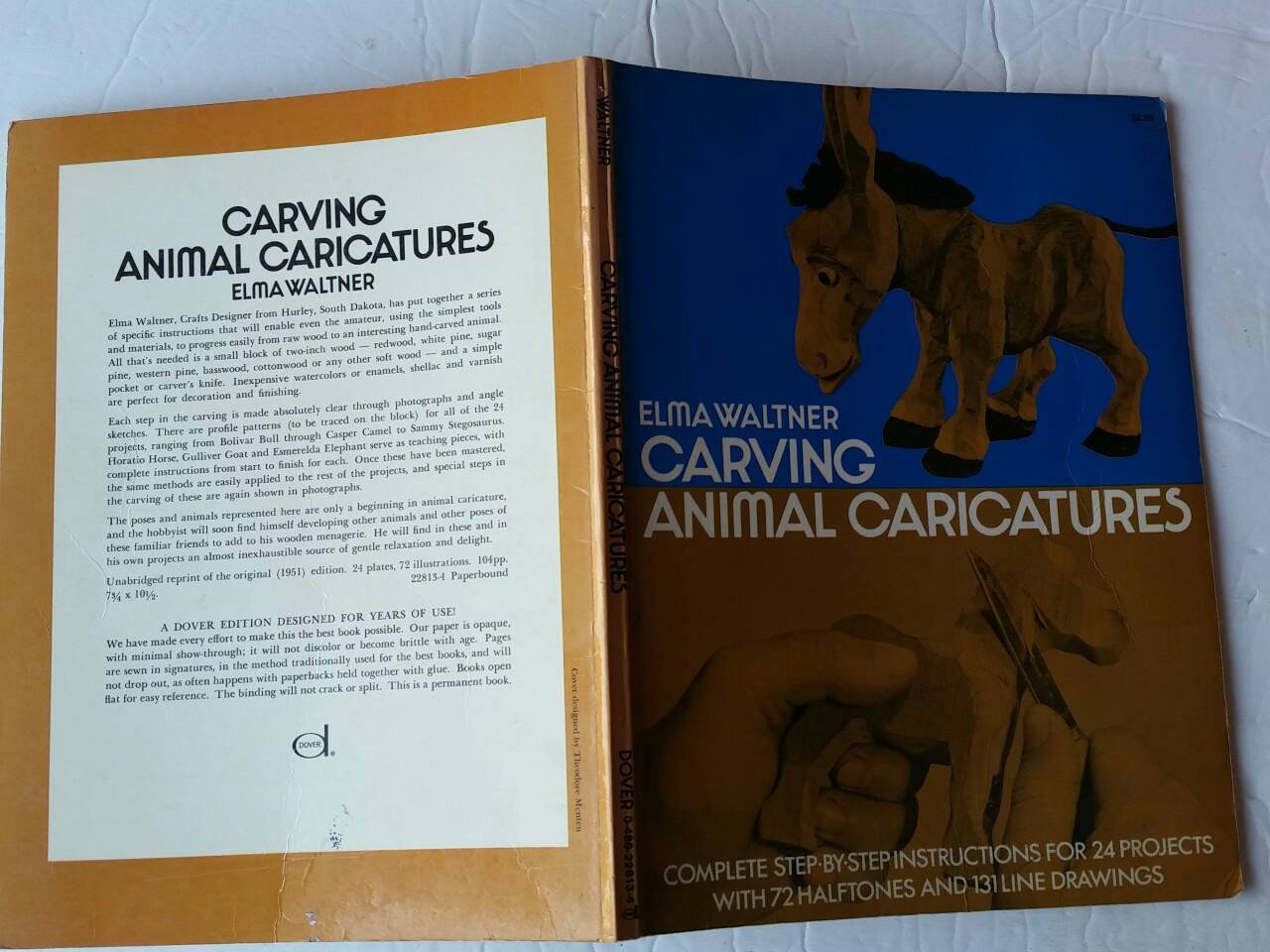 Carving Animal Caricatures by Elma Waltner 1972 - Etsy
