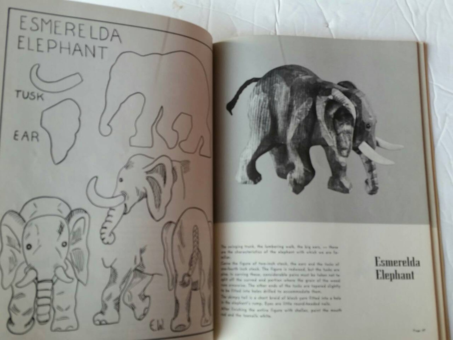 Carving Animal Caricatures by Elma Waltner, 1972 - Etsy