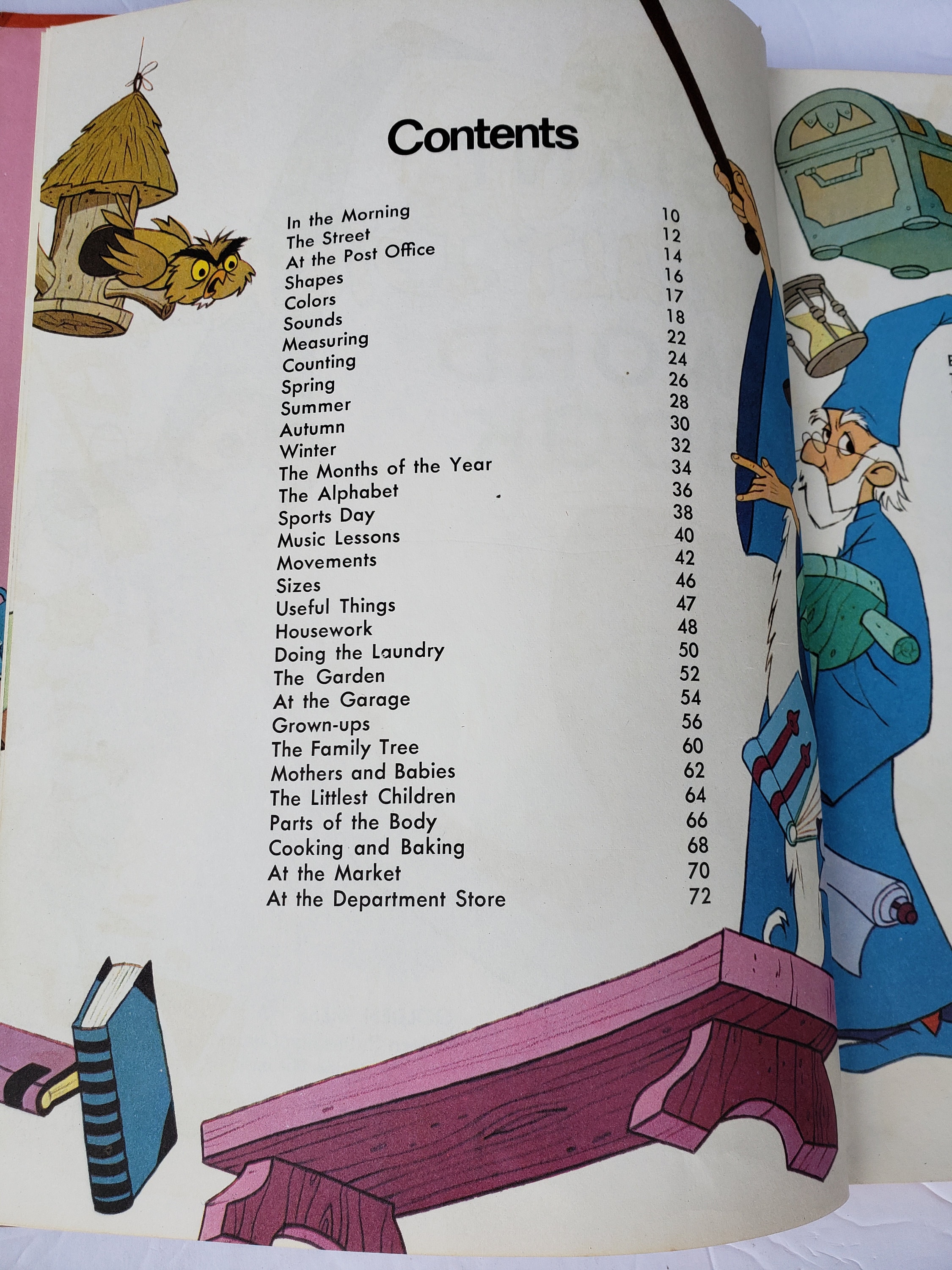 The Giant Walt Disney Word Book 1974 Hardcover Etsy