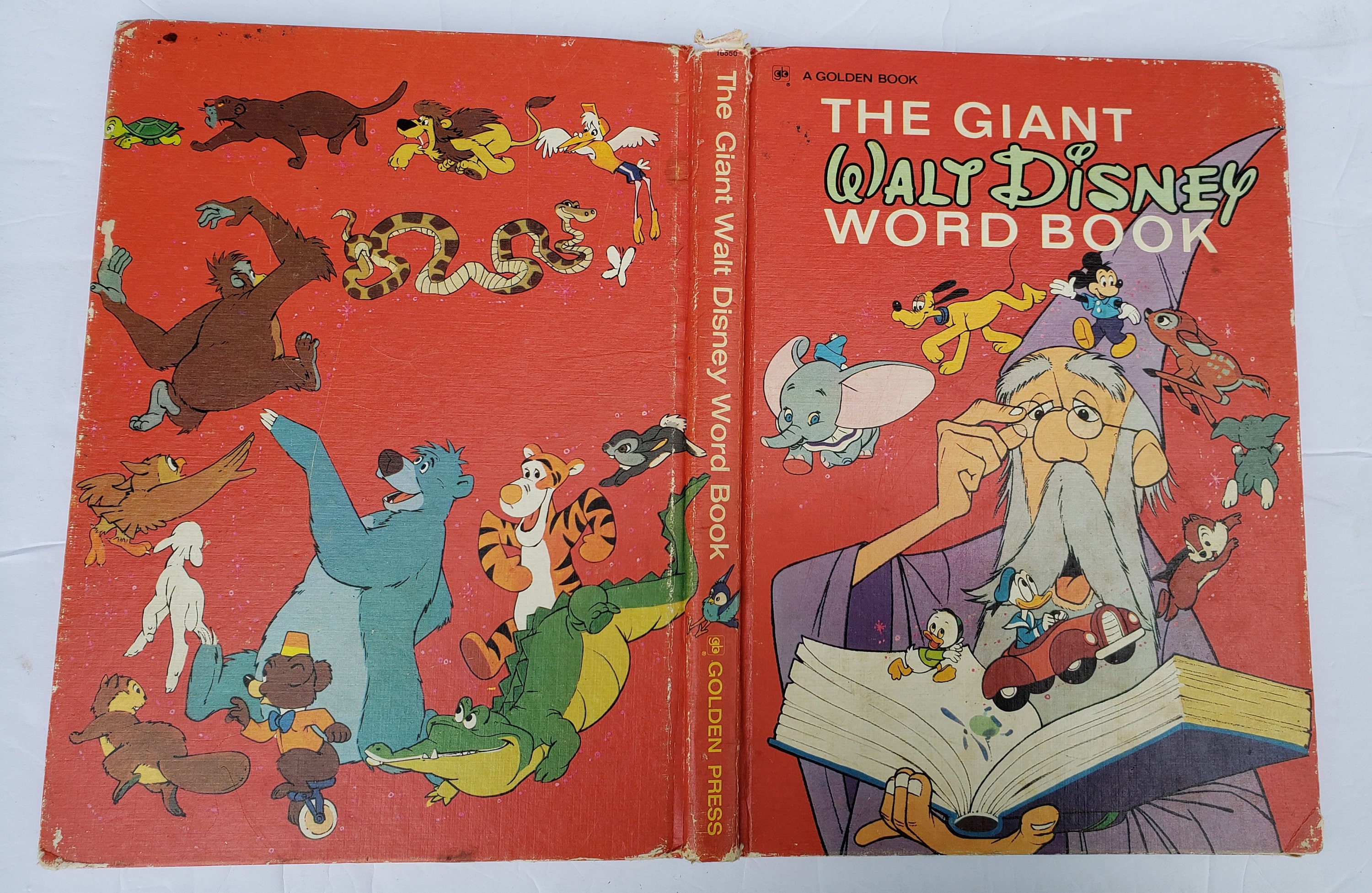 The Giant Walt Disney Word Book 1974 Hardcover - Etsy