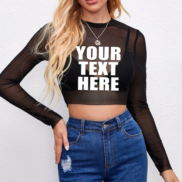 Cleavage Crop Shirt - Etsy