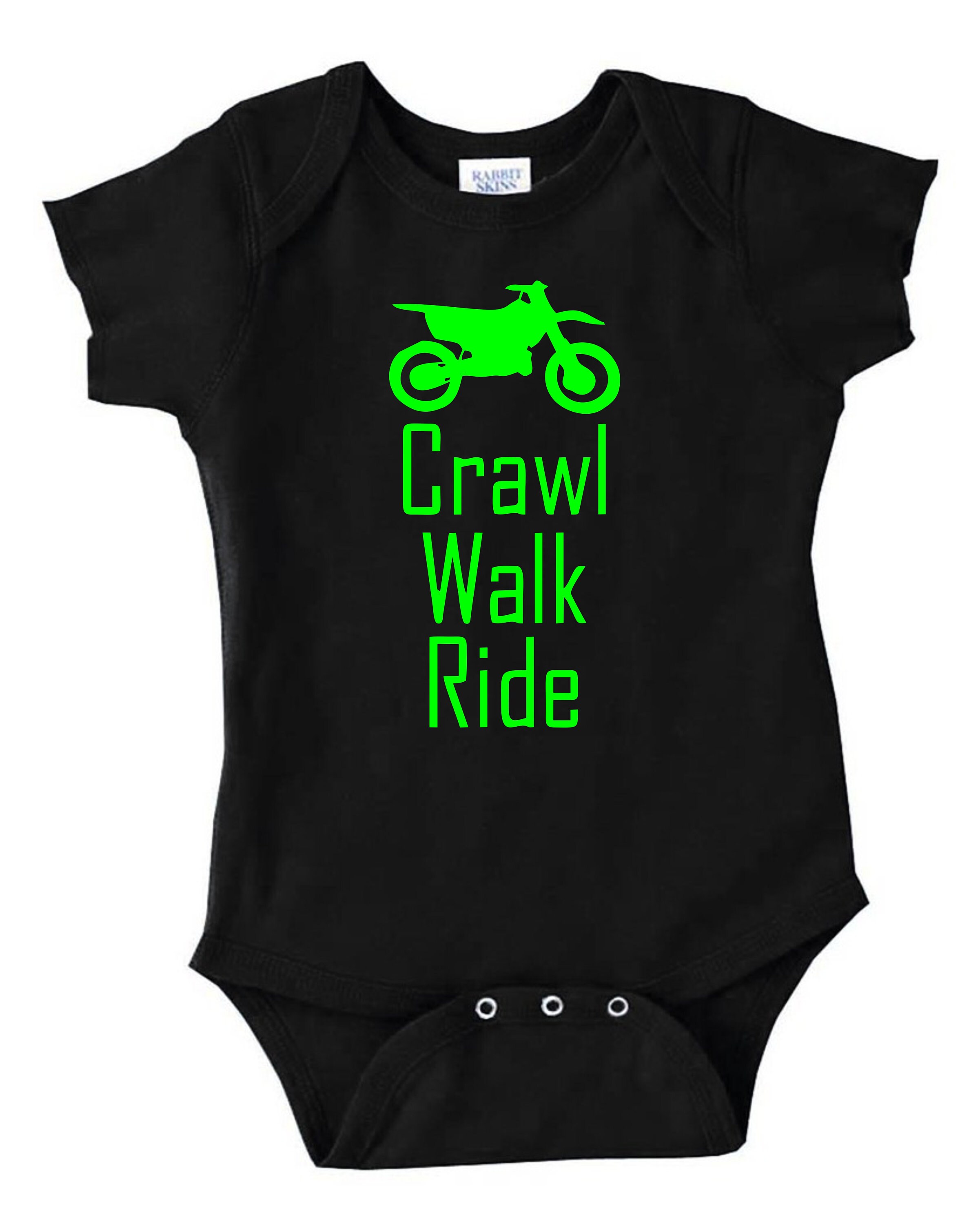 Crawl Walk RIDE Baby ONESIES ® One Piece Shirt Tee Bodysuit | Etsy