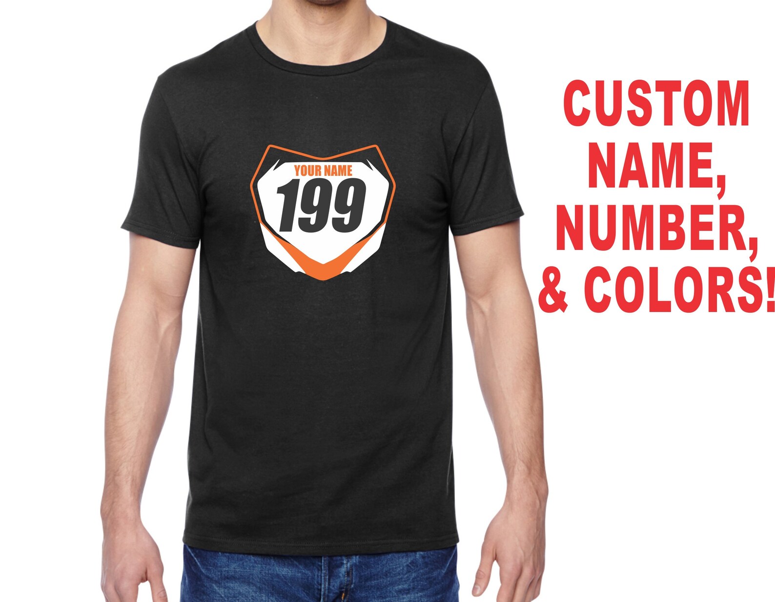 FRONT NUMBER PLATE T Shirt Tee Motocross Supercross Dirt Bike - Etsy