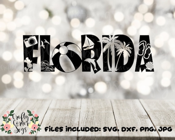 Florida-florida Svg Design-beach Svg-summer-vacation-florida | Etsy