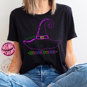 Neon Halloween Png-hocus Pocus Design-just a Bunch of Hocus Pocus-witch ...