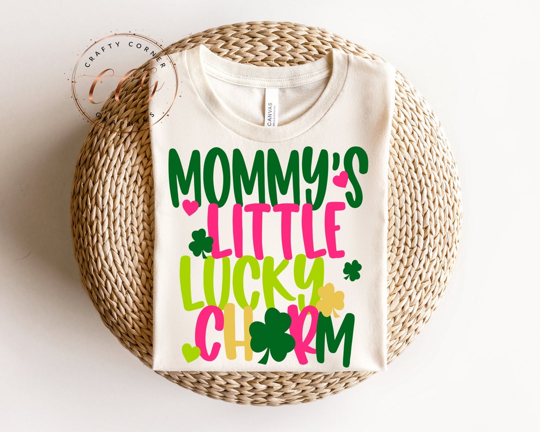 St Patricks Svg Png-mommys Little Lucky Charm-st Pattys Day Shirt ...