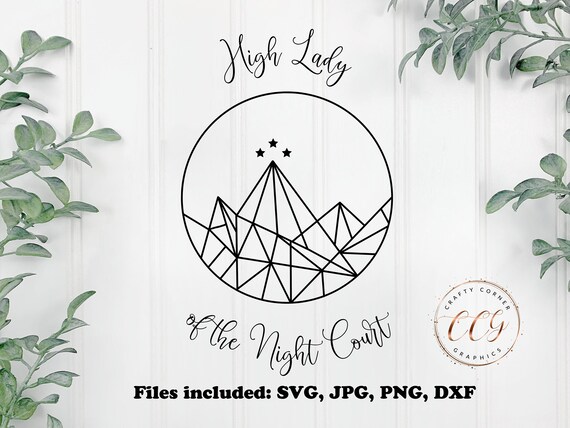 ACOTAR Svg-high Lady of Night Court-rhysand-feyre-city of - Etsy Australia