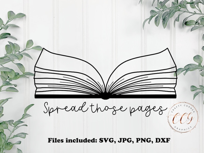 Spread Those Pages Svg-book Tbr-book Lovers-smutty Books-romance ...