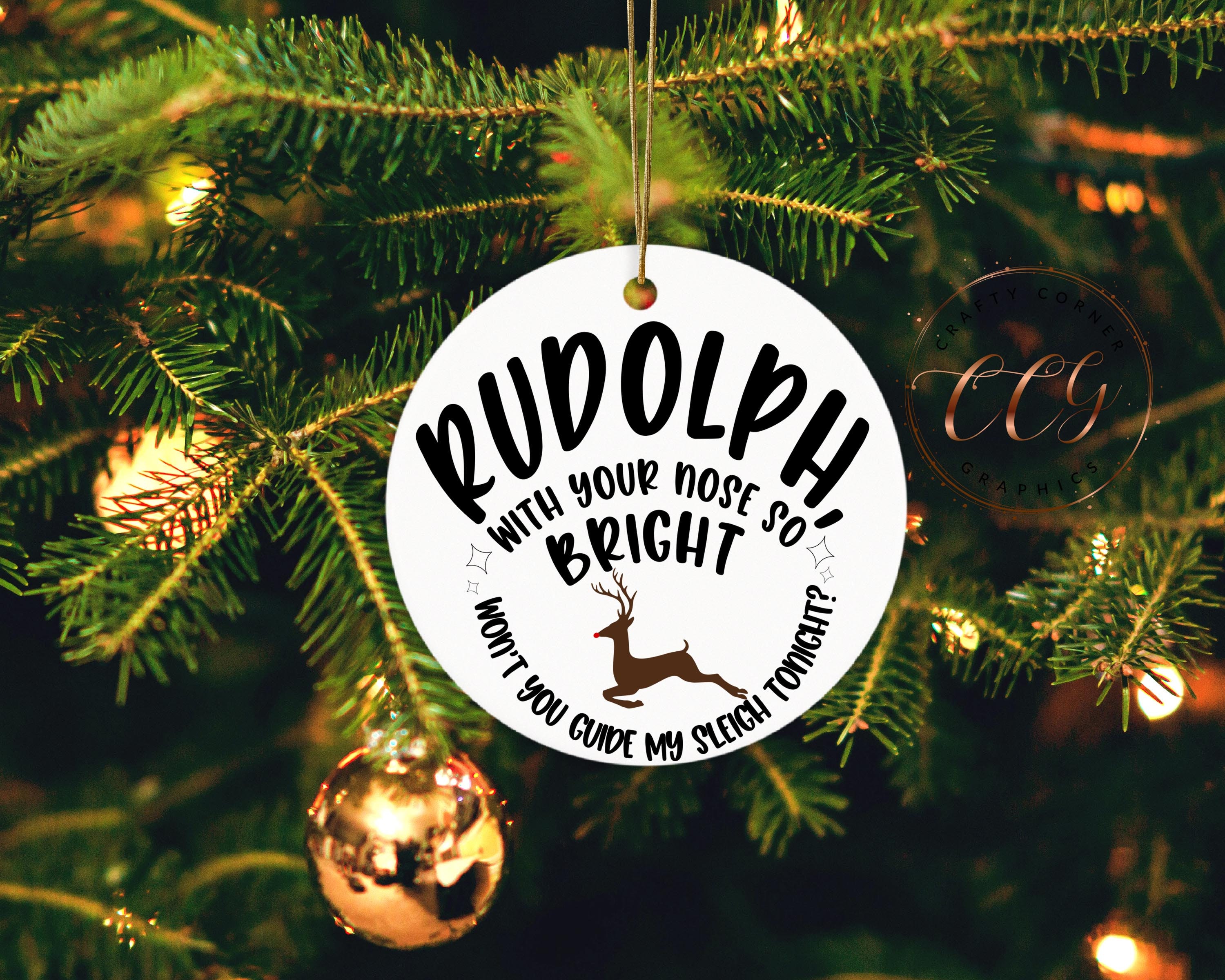 Rudolph Svg-christmas Svg-rudolph the Red Nose Reindeer - Etsy