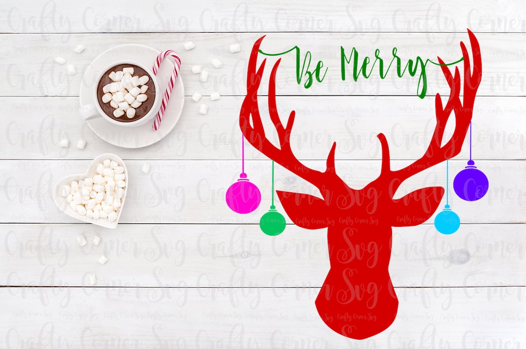 Christmas SVG Cutting File-deer Svg-christmas-cricut-cute Svg-instant ...