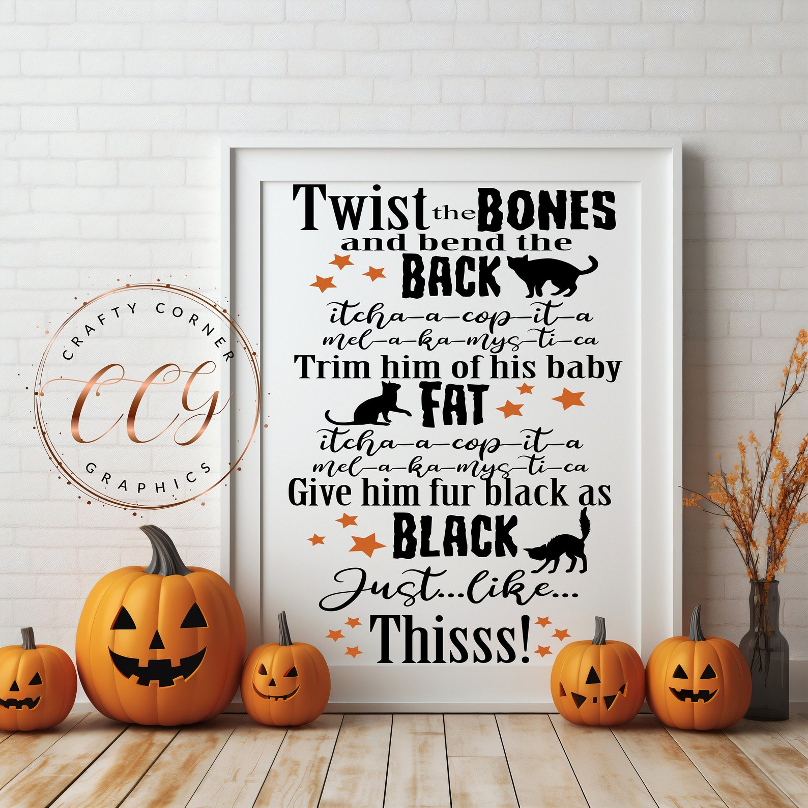 Svg-sanderson Sister-hocus Pocus Svg-twist the Bones-thackery Binx-cat ...
