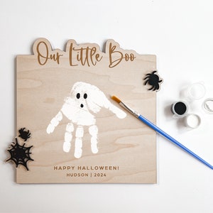 Baby's First Halloween Handprint Kit, Our Little Boo, Kids Halloween ...