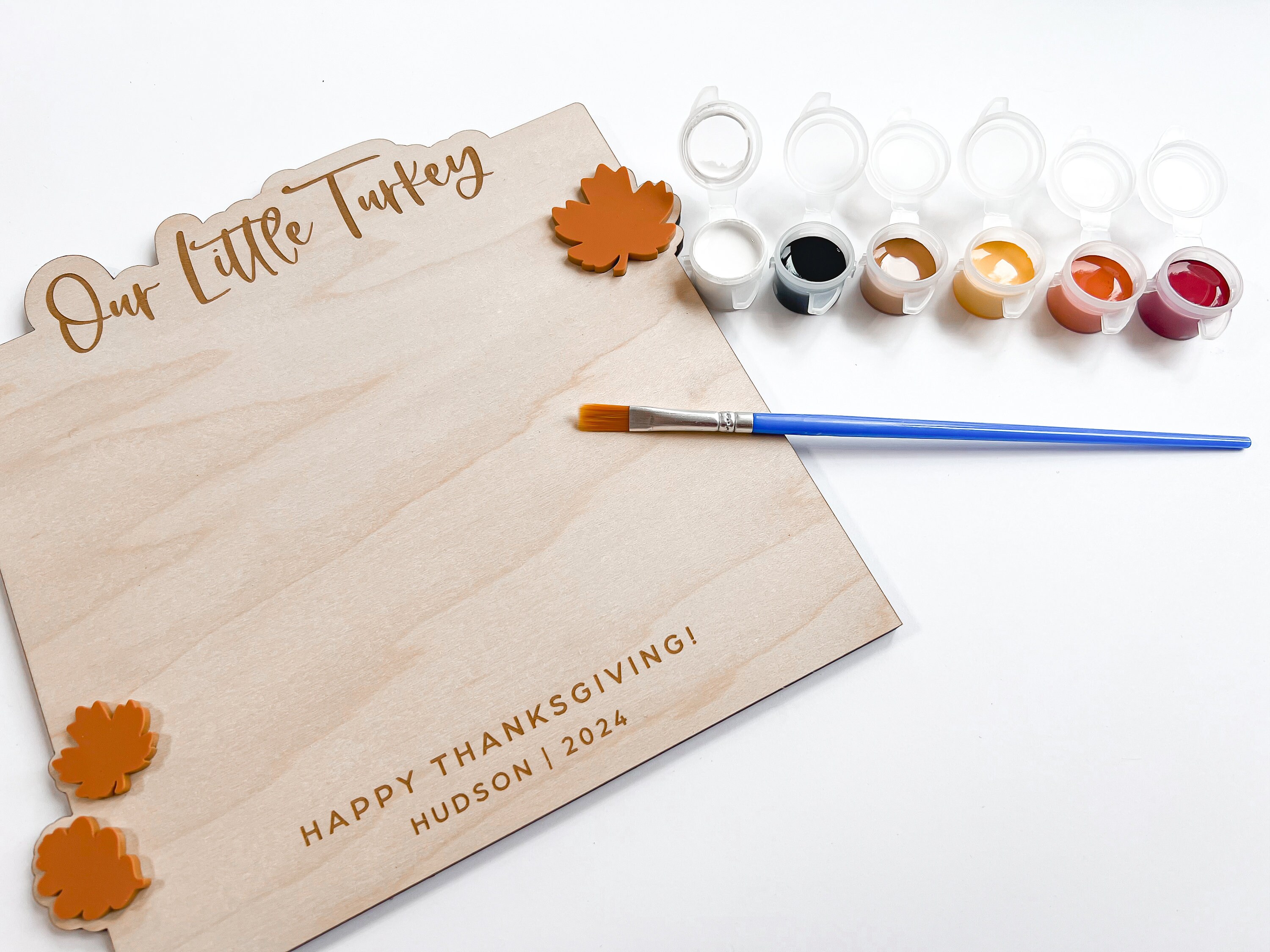 Thanksgiving Handprint Kit | Baby's First | Fall Activity | Our Little ...