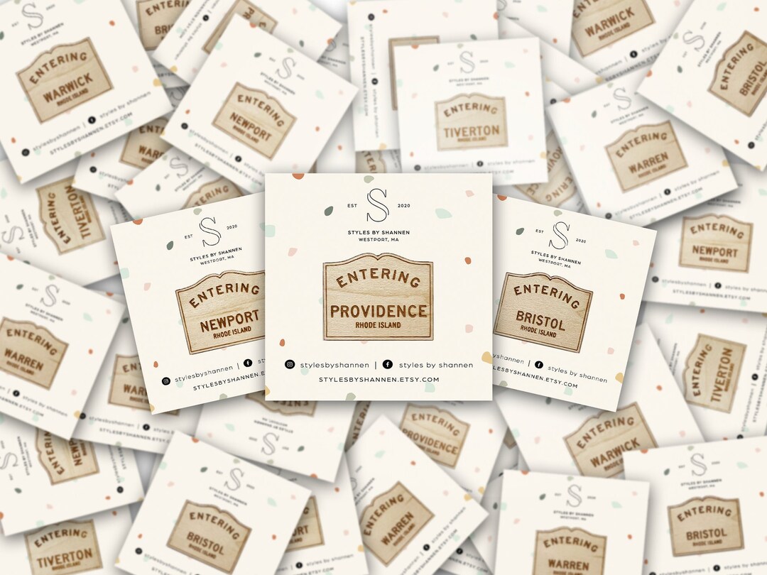 Entering RI Pin | Rhode Island Wooden Pin | Push Pins | Personalized ...