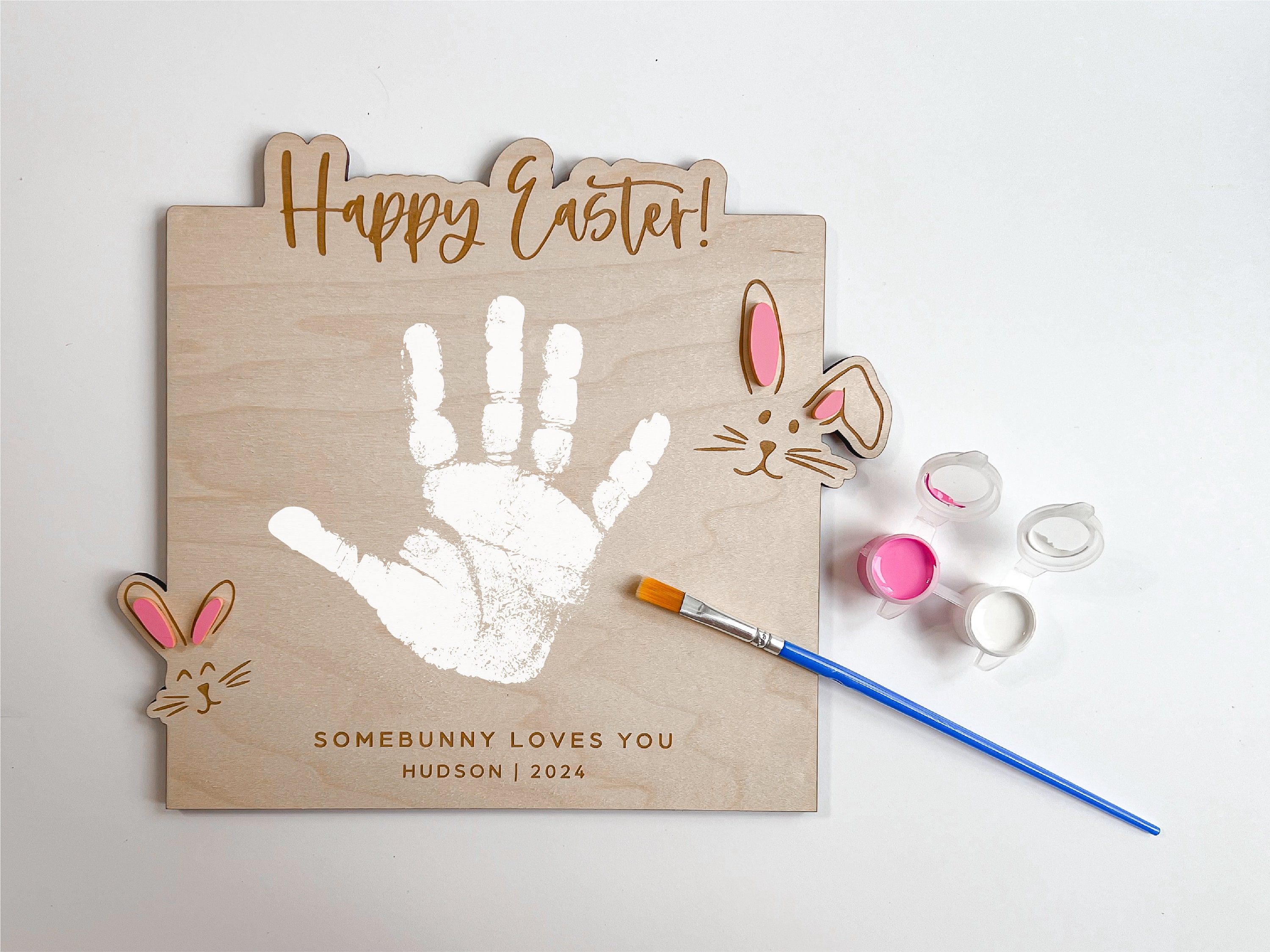 My First Easter Handprint Kit | Easter Basket Girl | Easter Basket Boy ...
