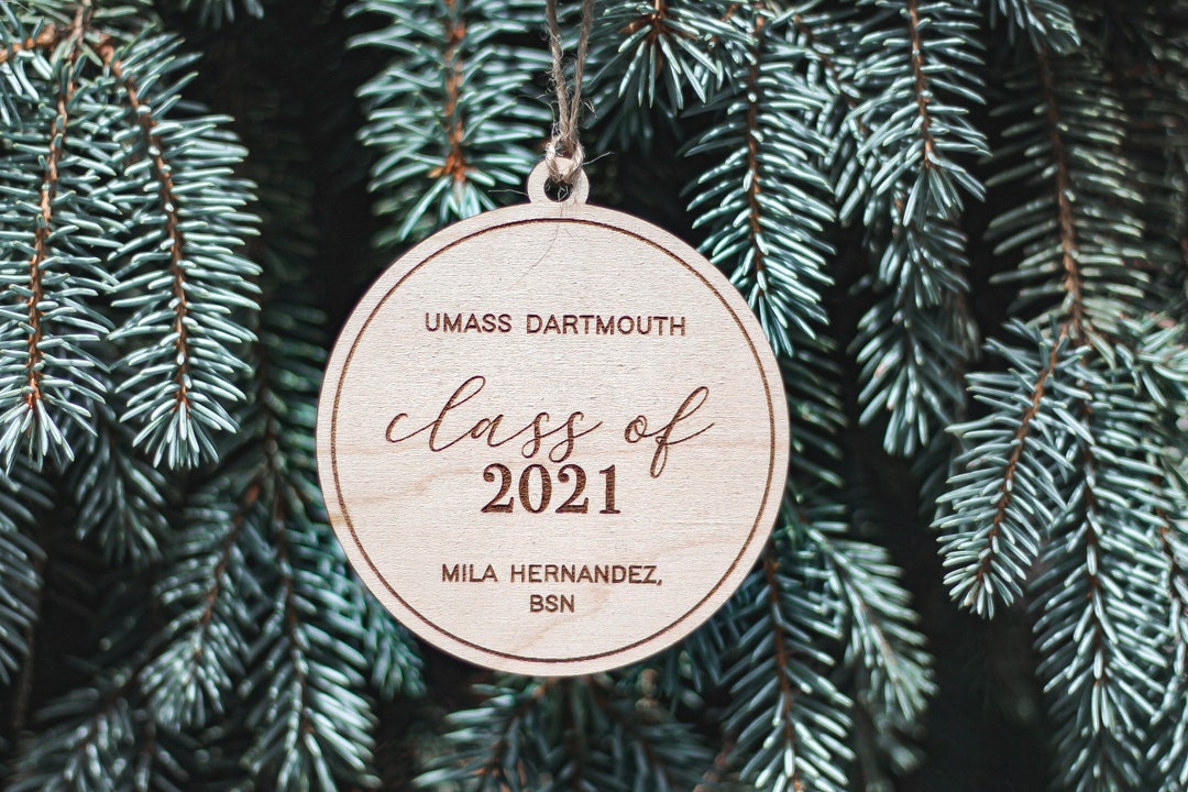 Personalized Class of 2022 Ornament | Graduation Keepsake | College ...