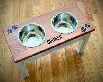 Rustic Dog Bowl | Etsy