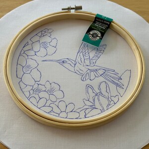 Hummingbird Embroidery Kit Complete Kit With Everything You - Etsy