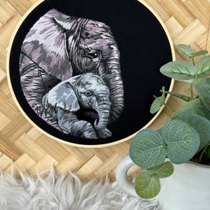 Elephant Embroidery Kit Complete Kit Detailed Instructions - Etsy