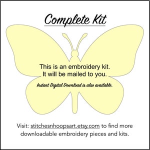 Loon Embroidery Kit, Complete Kit, Detailed Instructions, DMC Floss ...