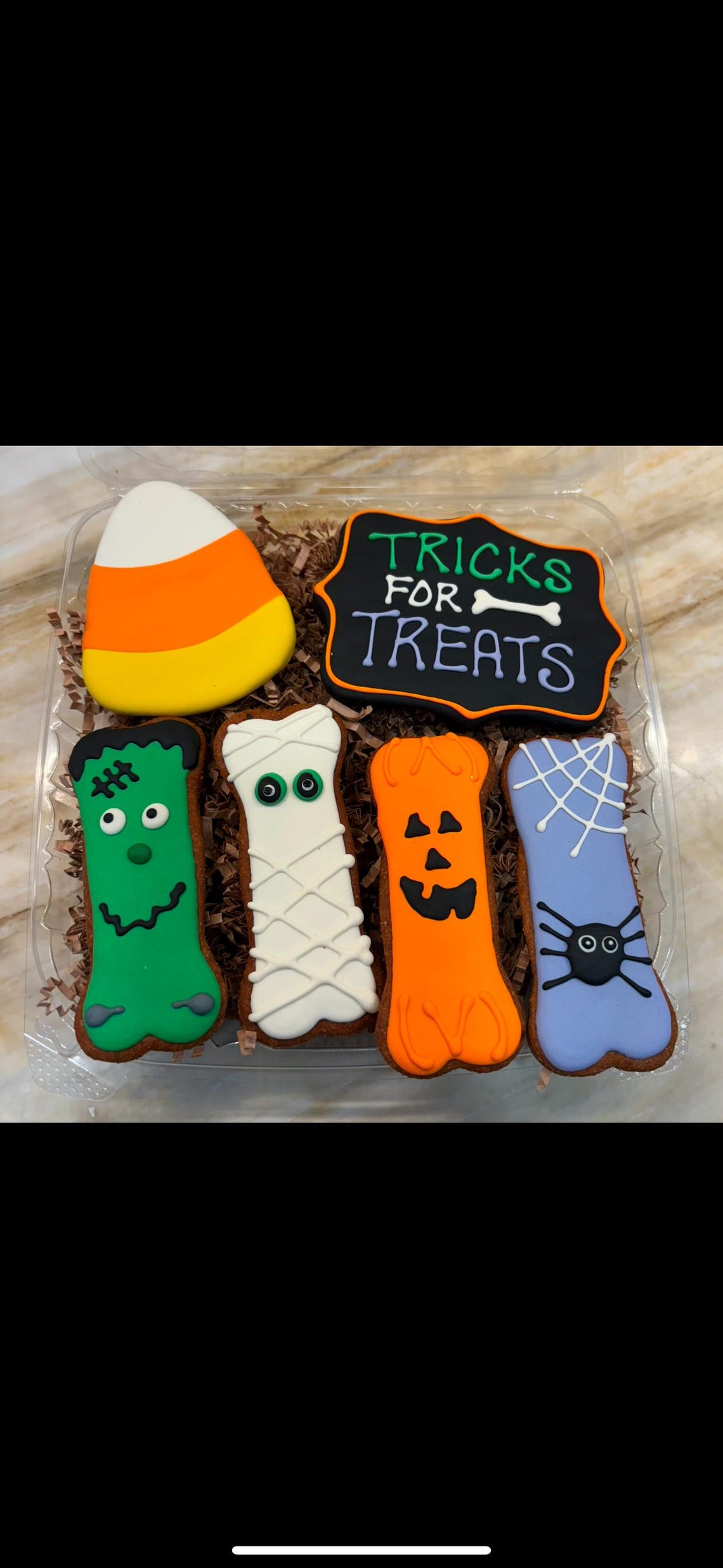 Monster Mash Halloween Treat Box Gourmet Baked to Order Dog Cookies ...