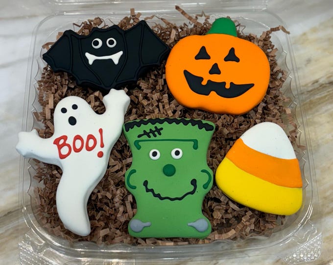 Halloween Treat Box Gourmet Baked to Order Dog or Horse Cookies, Treats ...