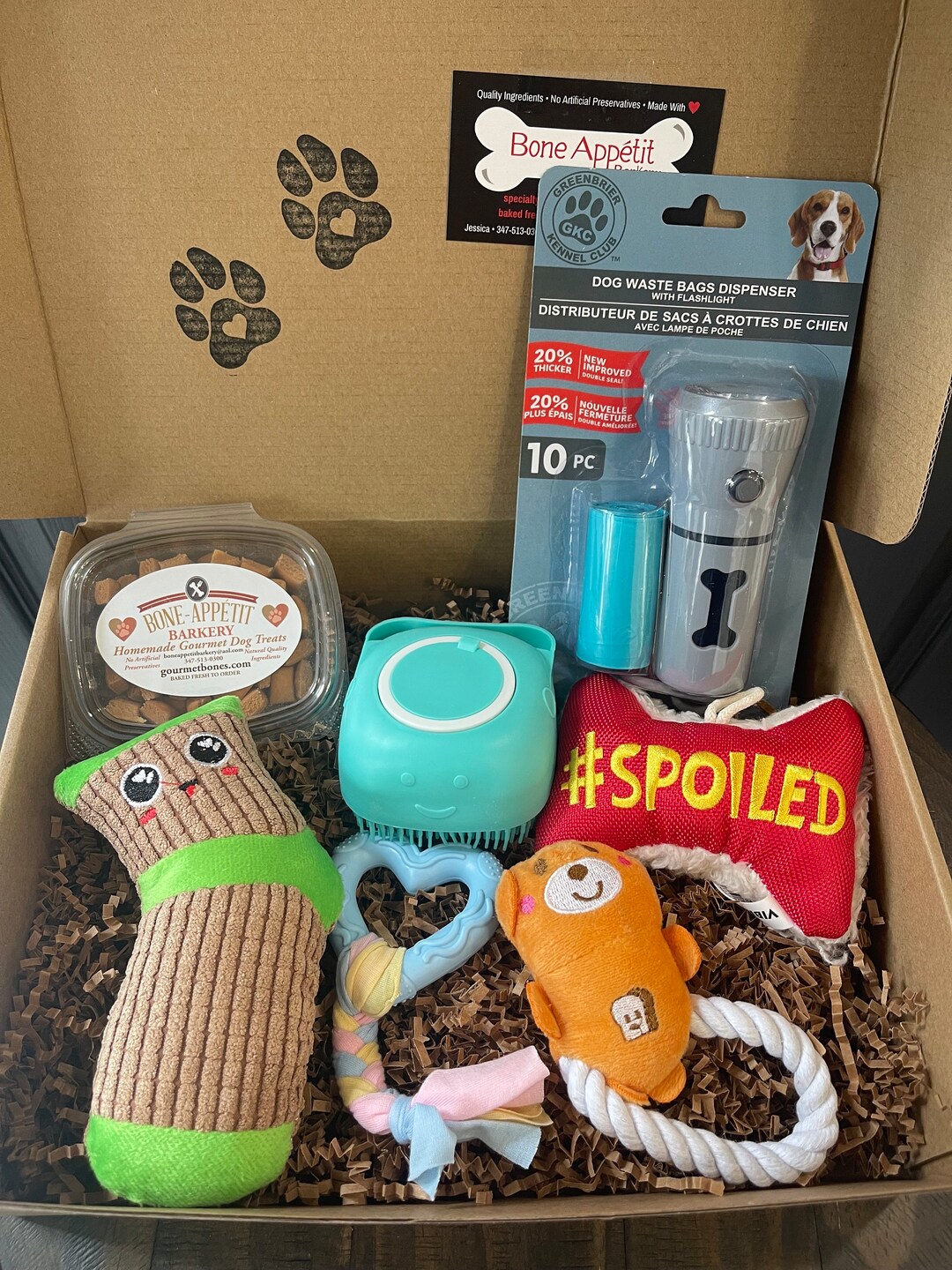 Ultimate Dog Puppy Parcel Gift Box Gourmet Training Treats Dog - Etsy
