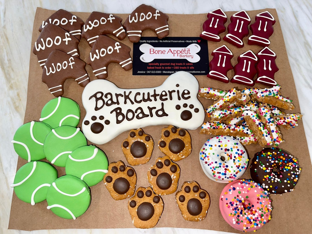 Barkcuterie Board Dog Treat Box Gourmet BAKED TO ORDER Dog Cookies ...