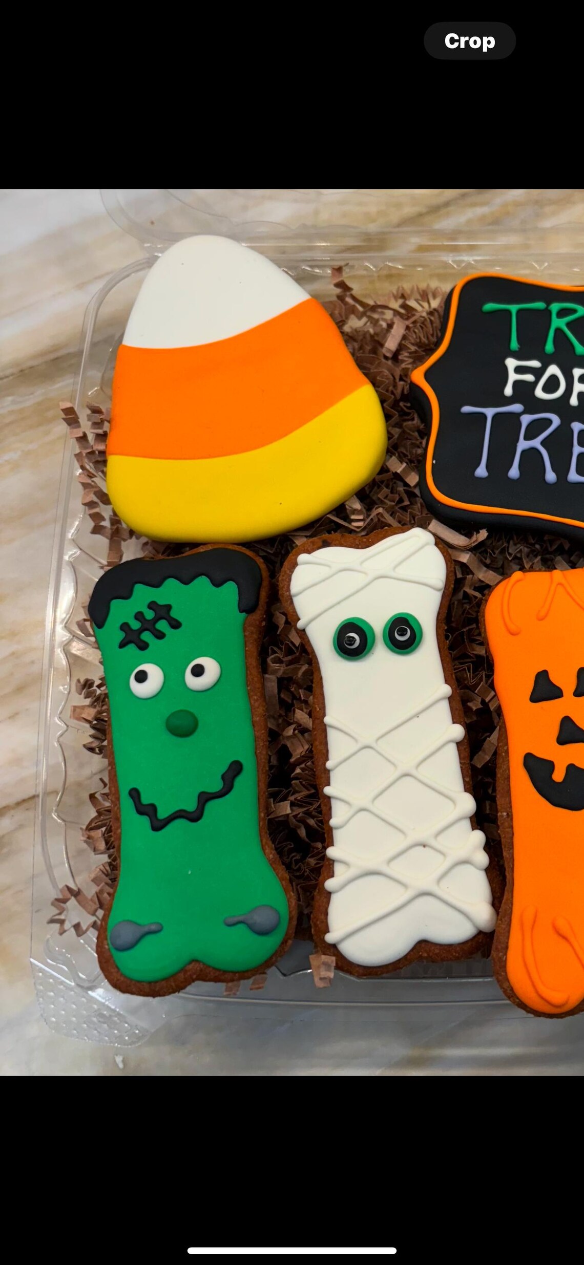 Monster Mash Halloween Treat Box Gourmet Baked to Order Dog Cookies ...