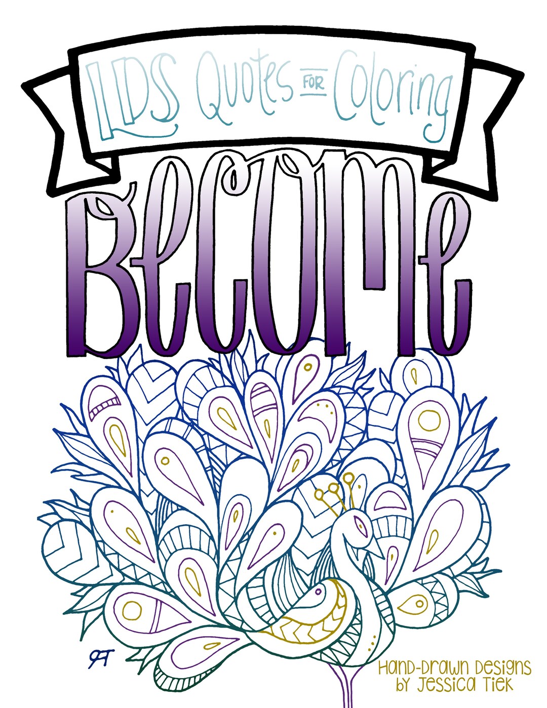 LDS Quotes for Coloring: Become. 22 Pgs! Any Age Coloring Pages, Mormon ...