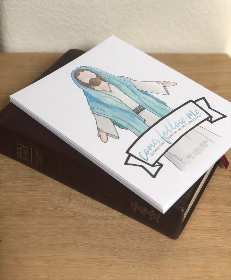 Come, Follow Me Coloring Pages: Life of Jesus Christ - Etsy