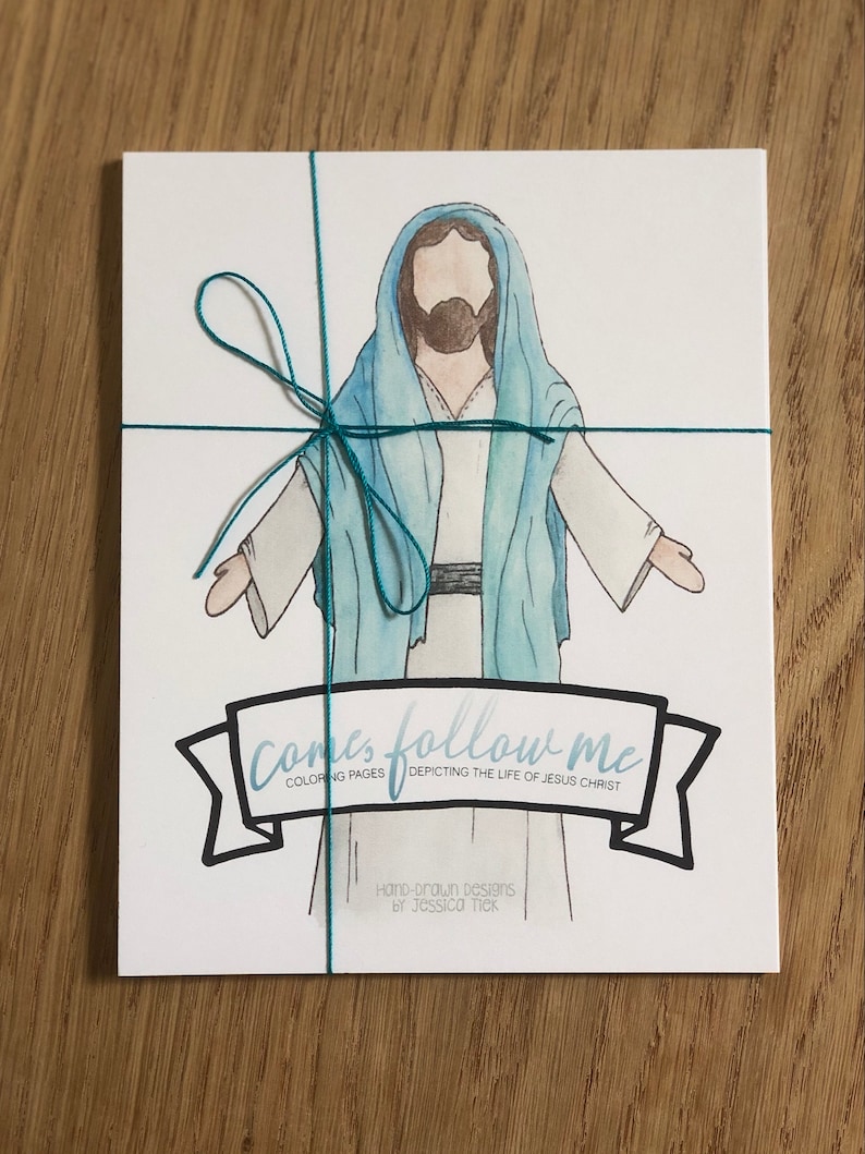 Come, Follow Me Coloring Pages: Life of Jesus Christ - Etsy