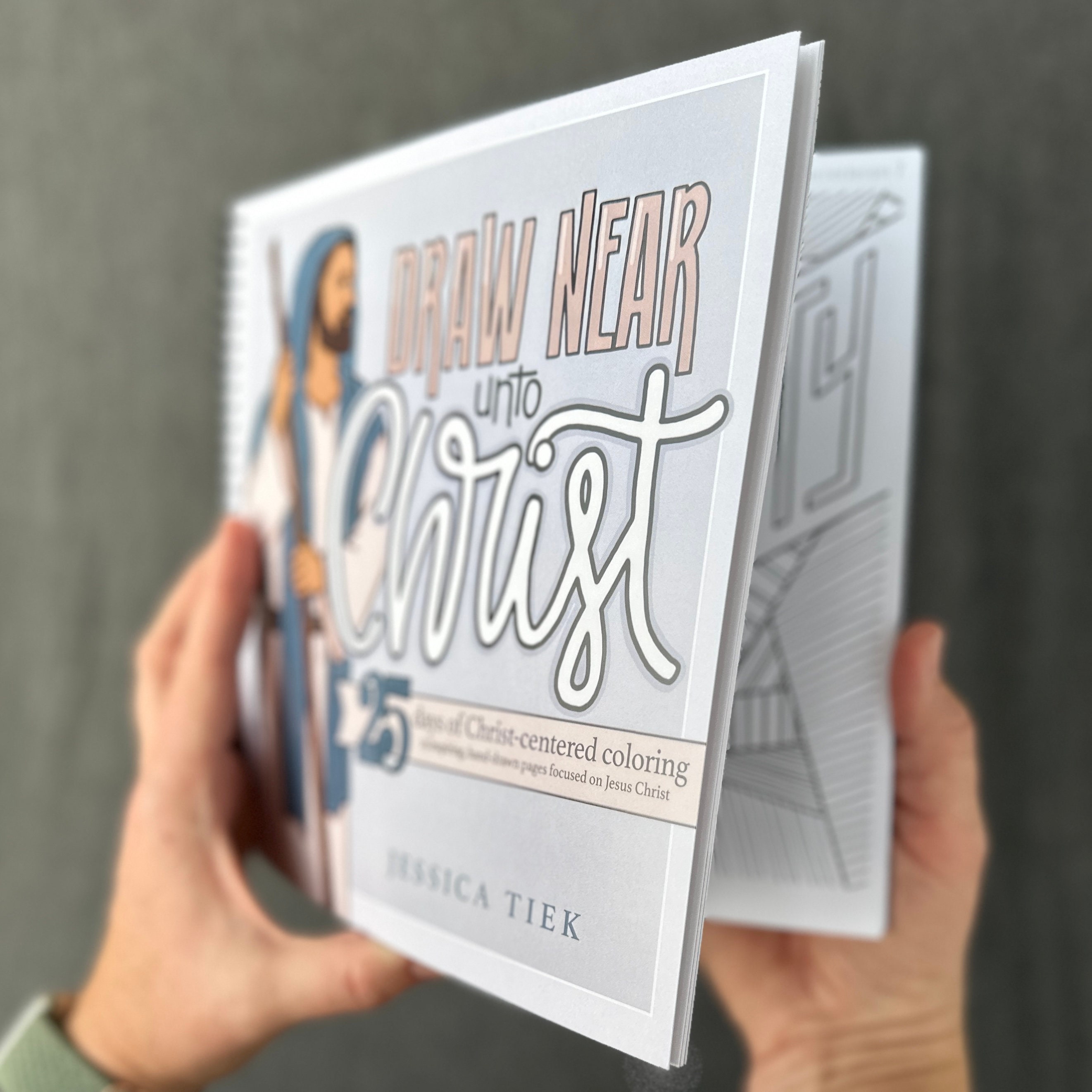 Draw Near Unto Christ: 25 Days of Coloring Jesus Christ. Advent. Hand ...