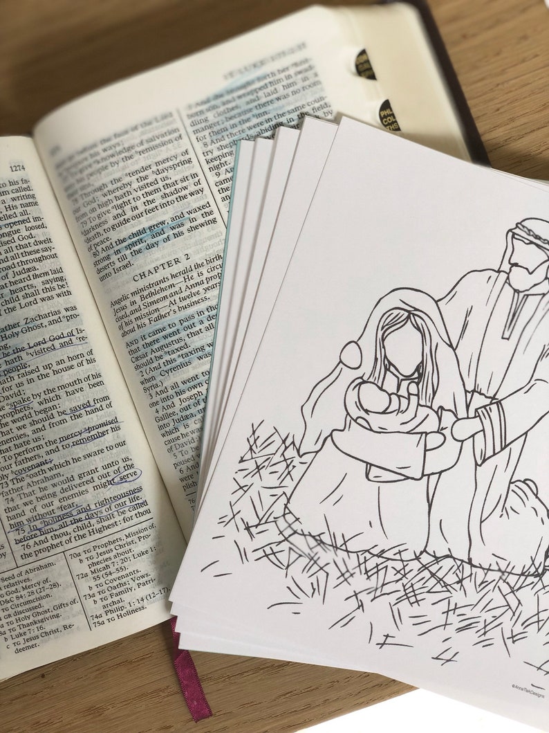 Come, Follow Me Coloring Pages: Life of Jesus Christ - Etsy