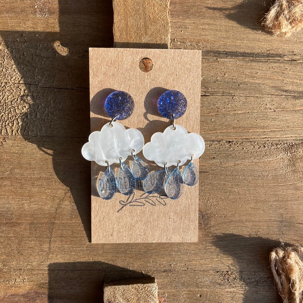 Cloud Earrings - Etsy