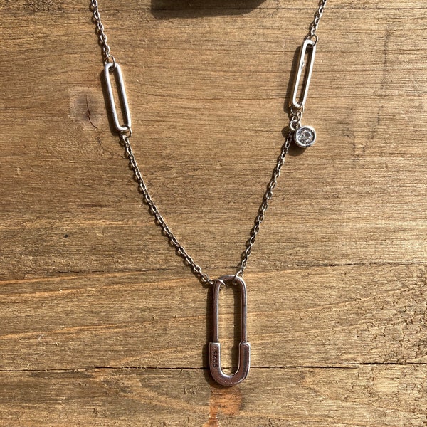 Safety Pin Necklace - Shop Online - Etsy