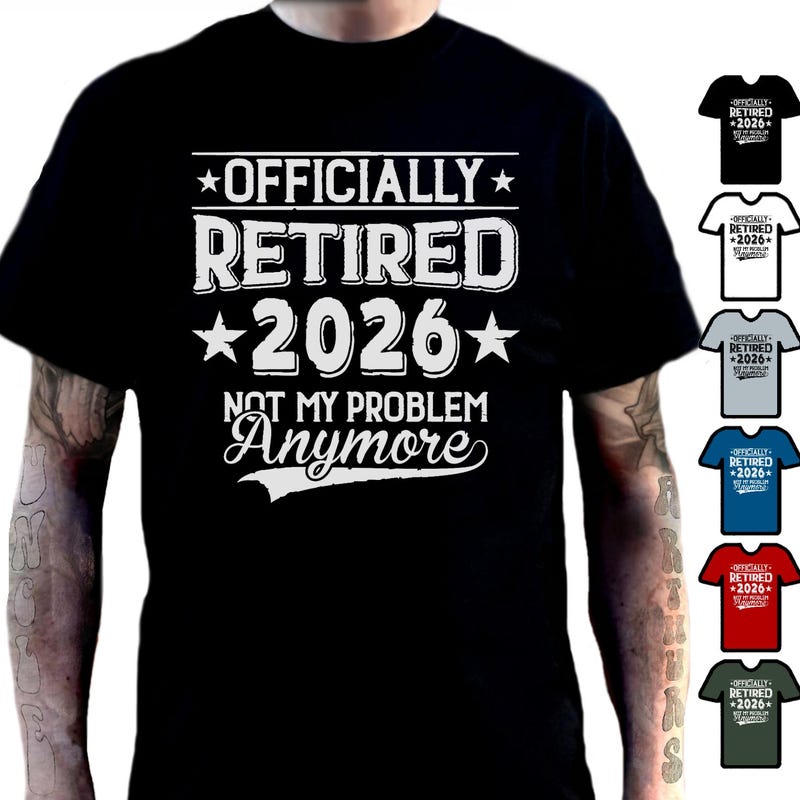Retirement 2026 T Shirt - Etsy UK