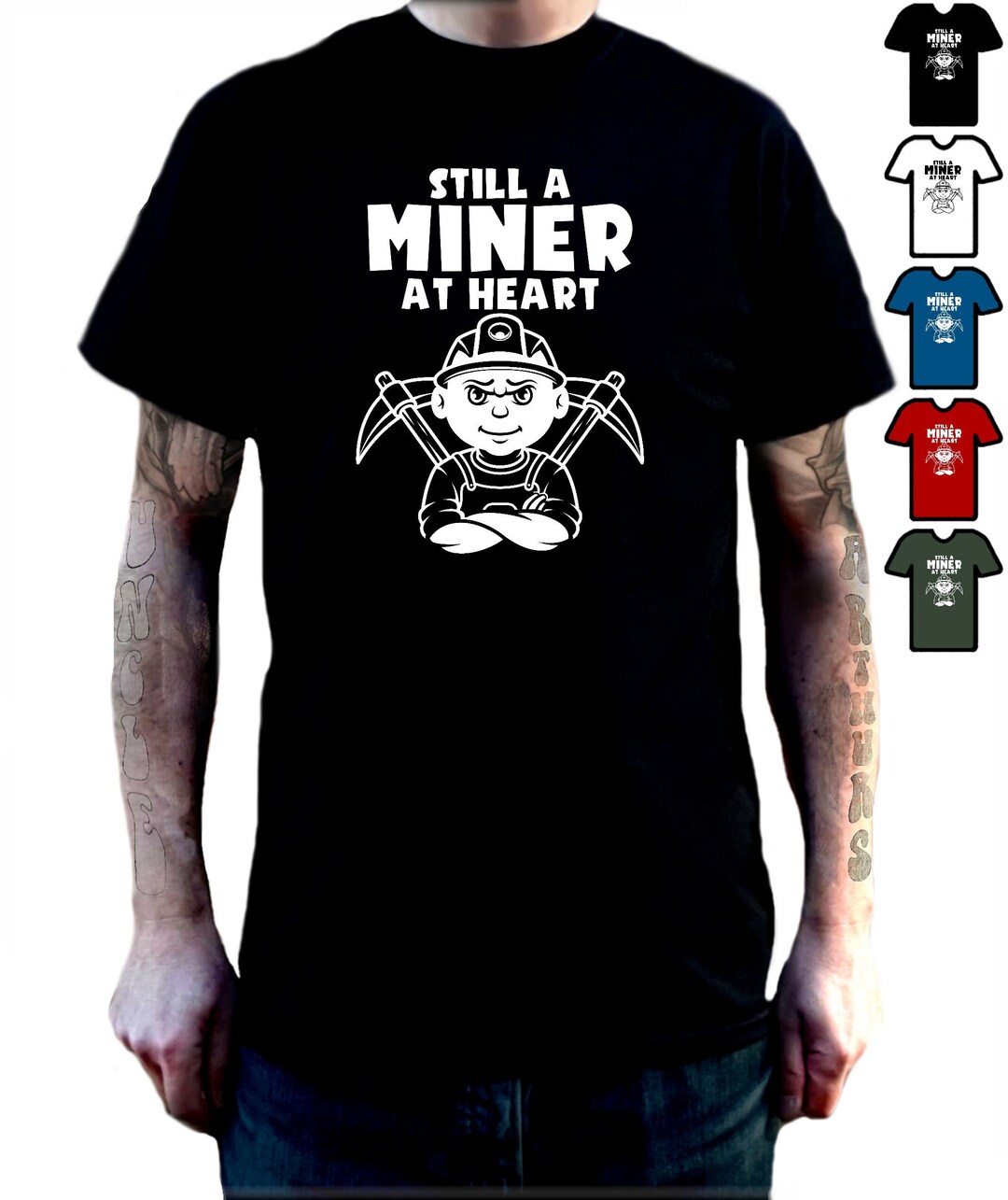 Ex-miner T-shirt: Colliery Heritage, Coal Mining Gift - Etsy