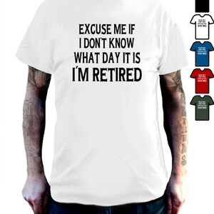 Funny Retired T-shirt Great Retirement or Leaving Work Party Retiring ...