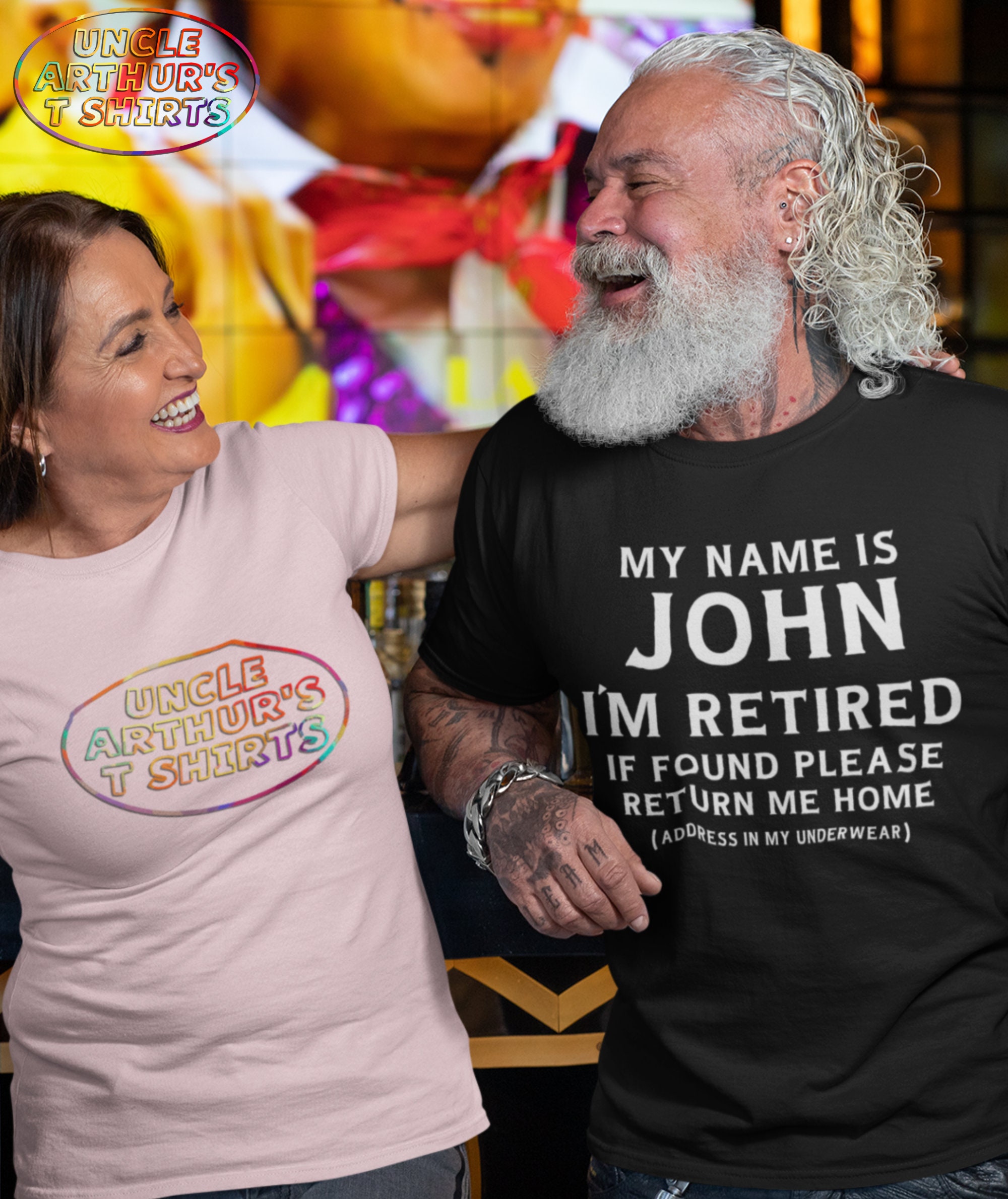 Funny Retirement T-shirt With Personalised Name, Retirement Gift for ...