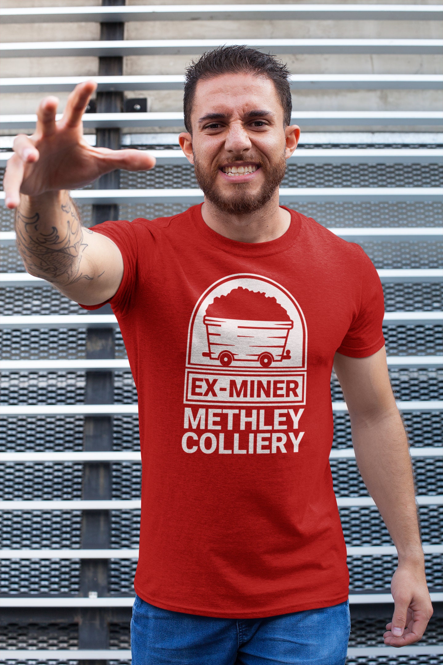 Miners T-shirt Personalised Mining Colliery Name to T Shirt Coal Mining ...