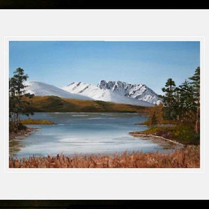 Ben Nevis and Nevis Range, Scottish Highlands, Fine Art Print of My ...