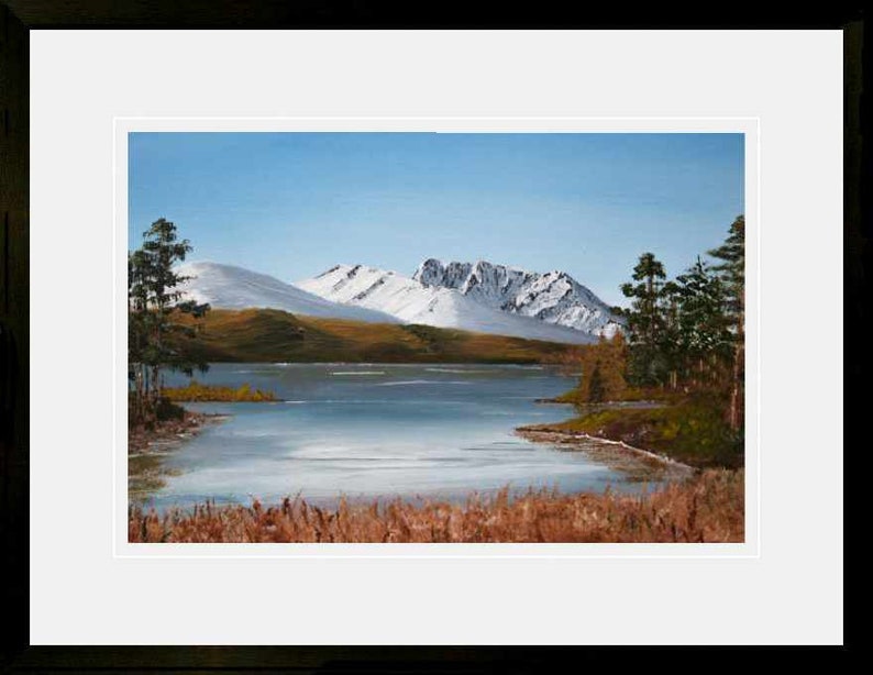 Ben Nevis and Nevis Range, Scottish Highlands, Fine Art Print of My ...