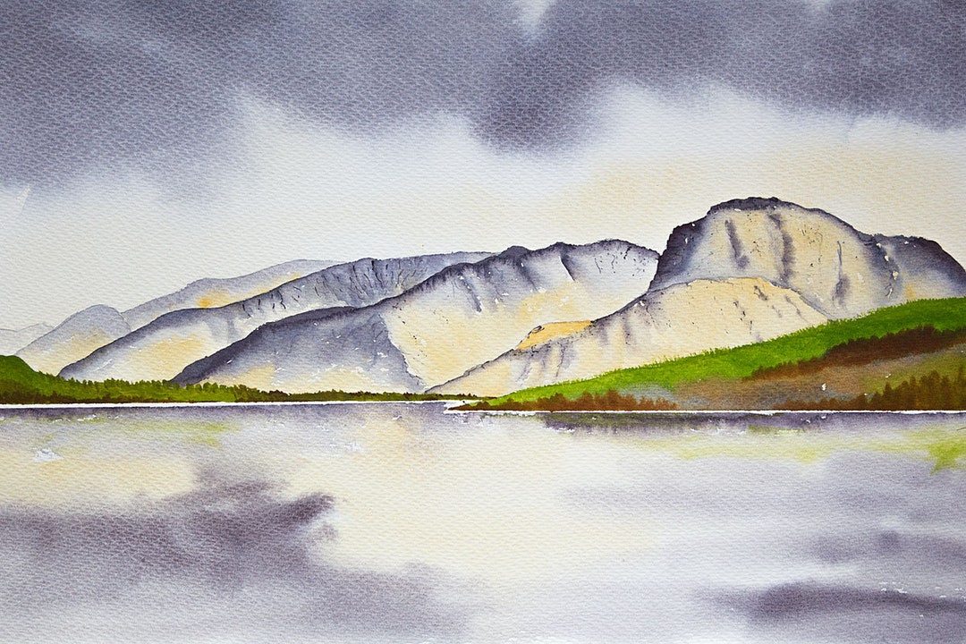 Ben Nevis and Nevis Range Across Loch Eil an Original Scottish ...
