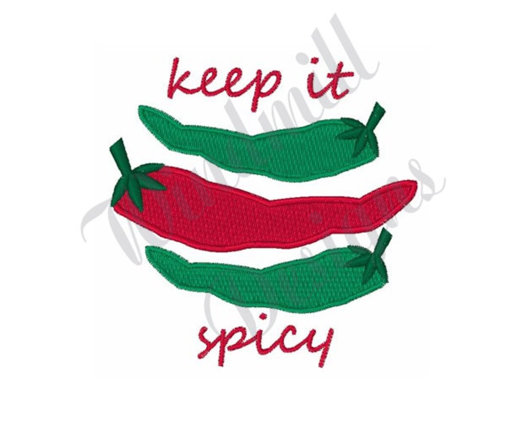 Hot Peppers - Machine Embroidery Design, Embroidery Designs, Machine ...
