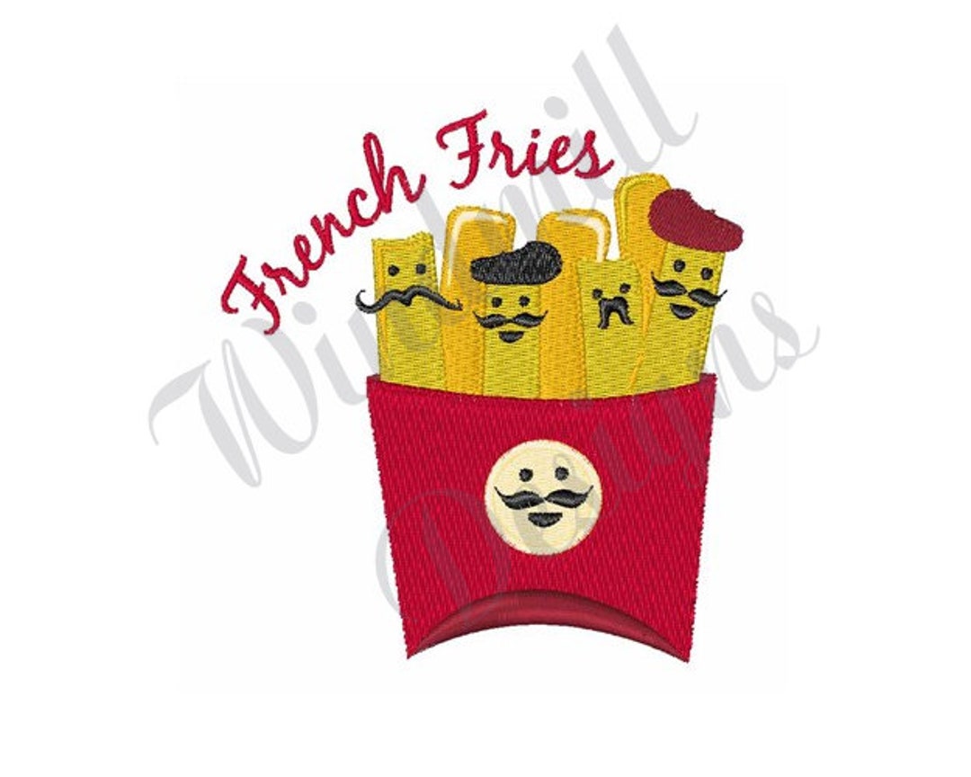French Fries - Machine Embroidery Design, Embroidery Designs, Machine ...