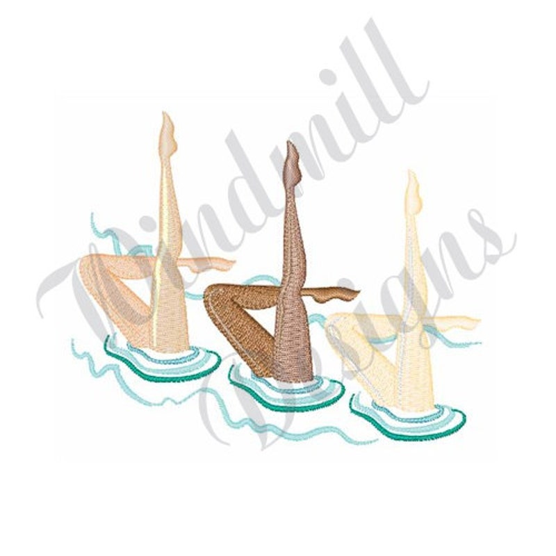 Swim Embroidery - Etsy
